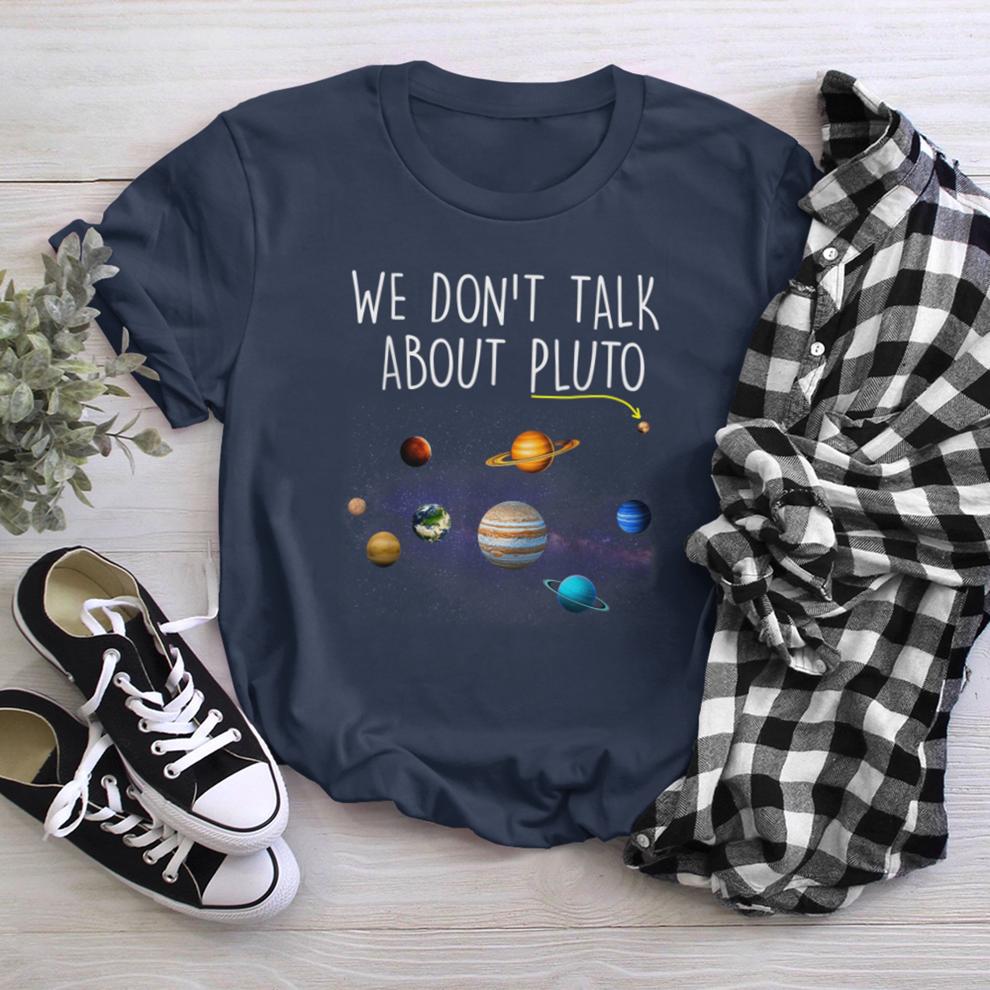 Pluto Solar System T Shirts